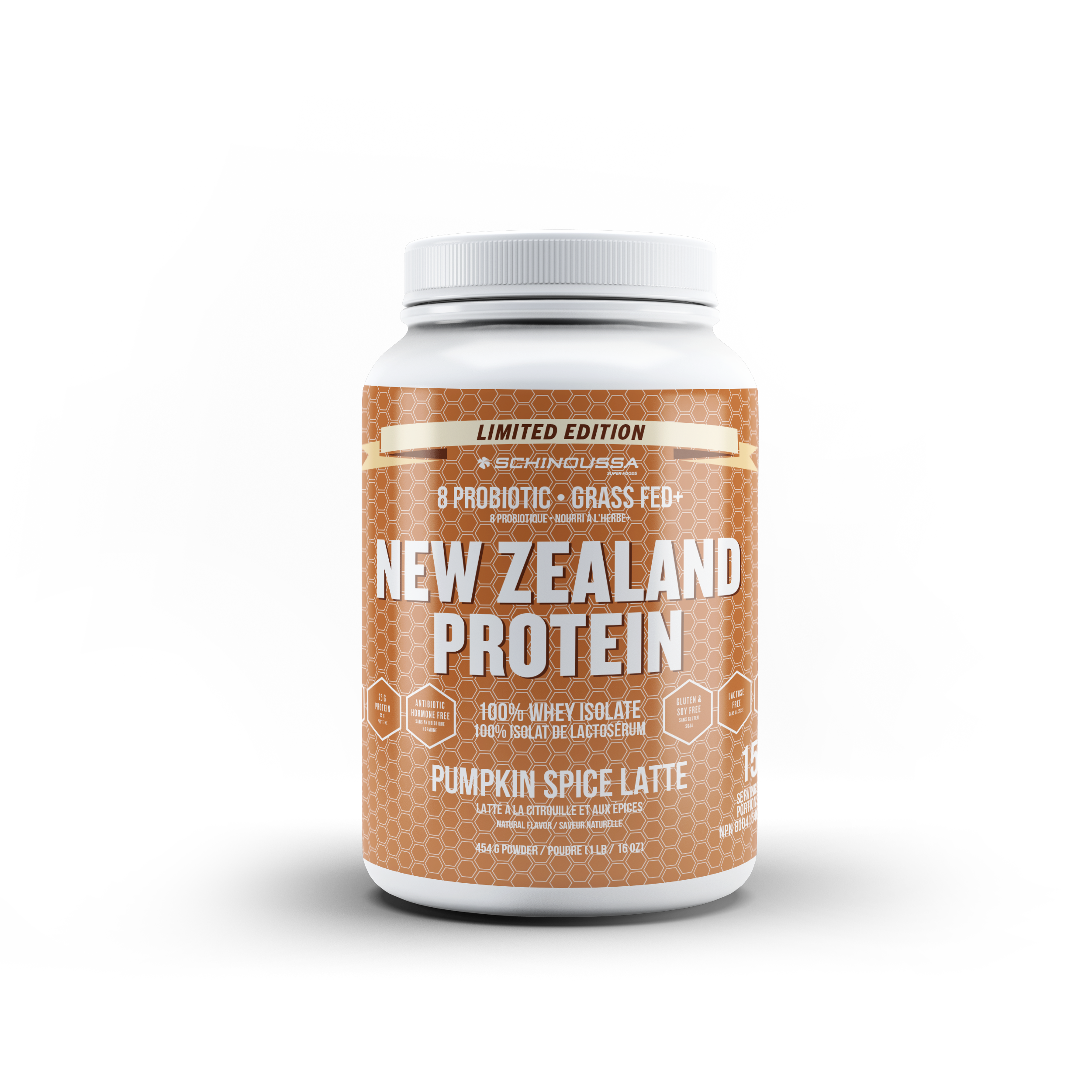 NEW ZEALAND PROBIOTIC WHEY ISO PUMPKIN SPICE – Schinoussa Superfoods